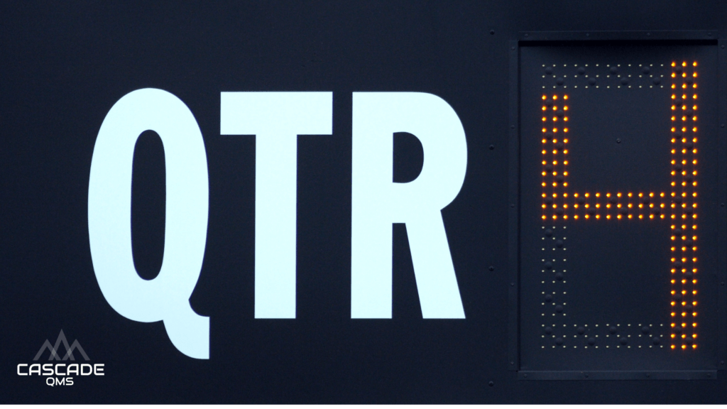 Safety Training Priorities for the 4th Quarter | Cascade QMS